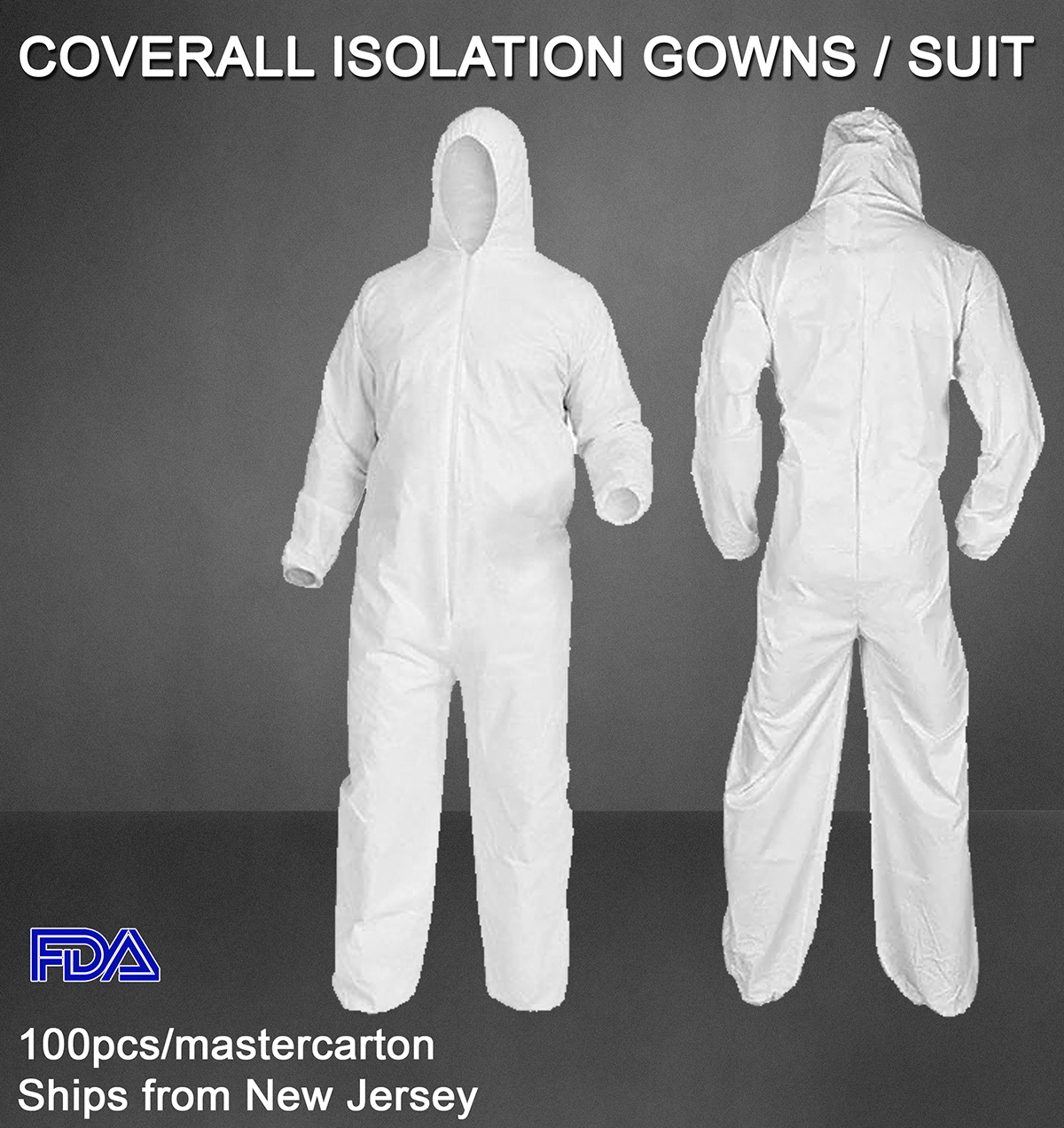 Coverall Isolation Gown / Suit / Hazmat Suit Level 3 - Products ...